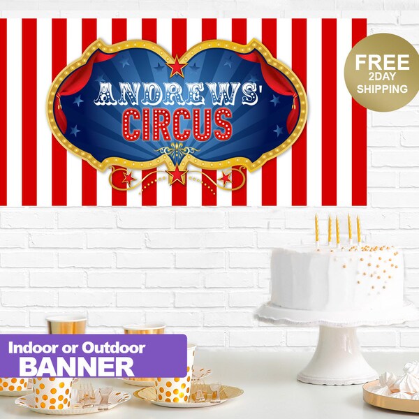 Circus Banner - Etsy