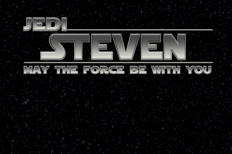 Galaxy Far Far Away Personalized Backdrop Birthday Cake Table | Etsy