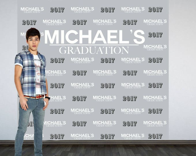 Graduation Personalized Photo Backdrop Congrats Grad Photo - Etsy