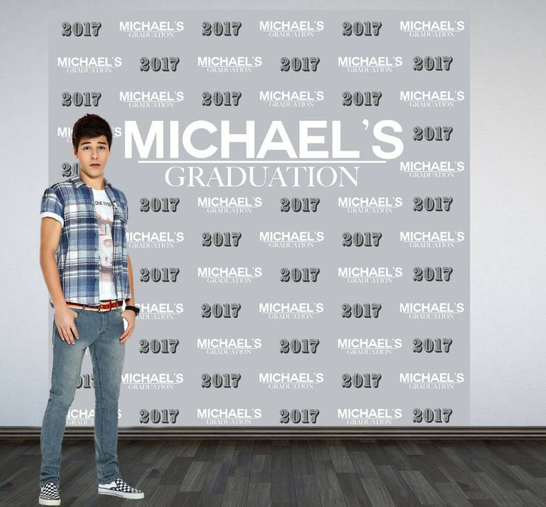 Graduation Personalized Photo Backdrop Congrats Grad Photo - Etsy
