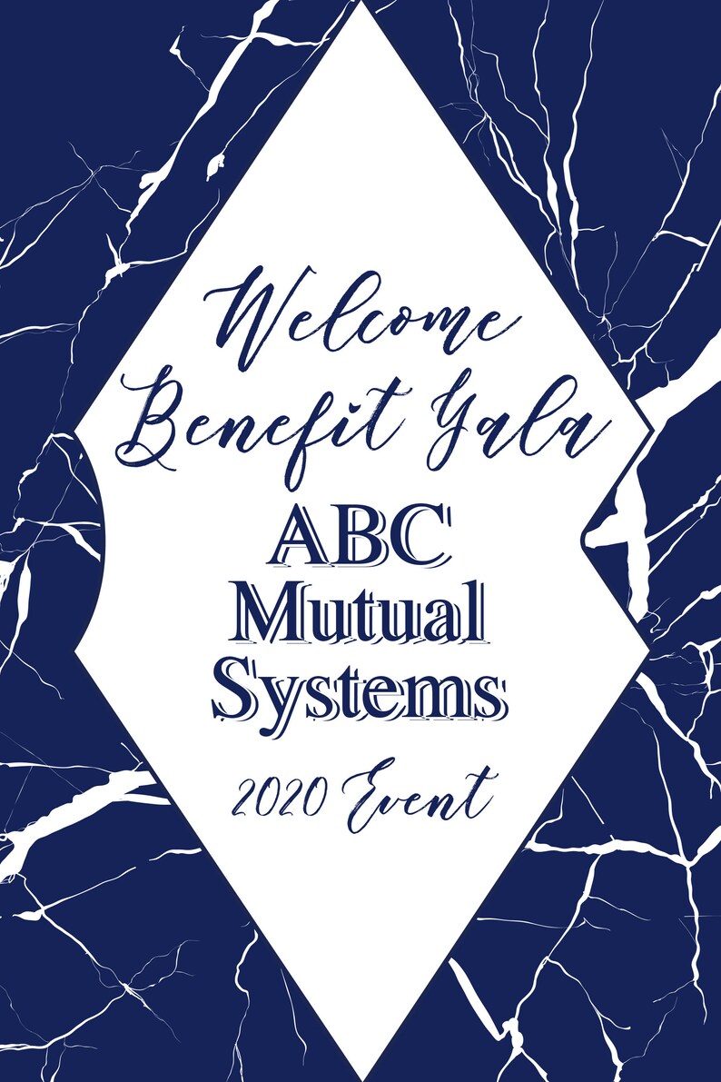 Event Gala Welcome Sign Corporate Event Sign Birthday - Etsy