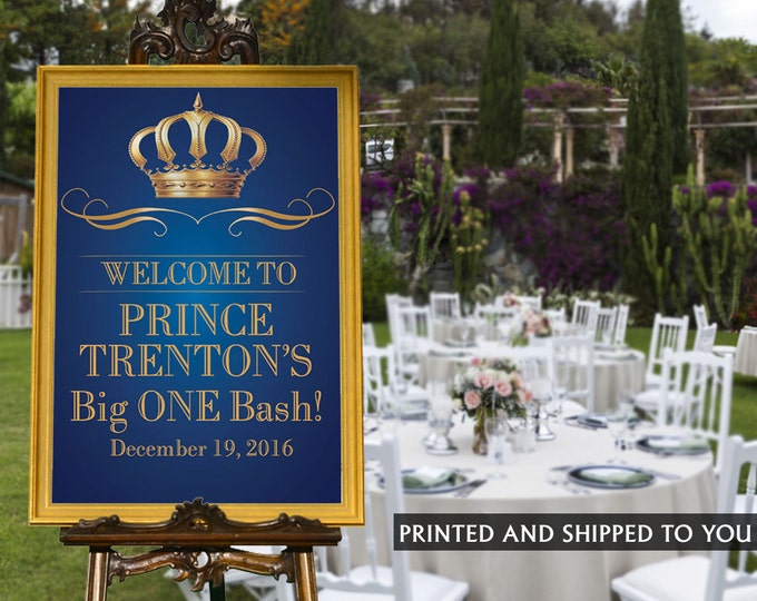 Little Prince Welcome Sign Baby Shower Prince Sign Welcom Sign First ...