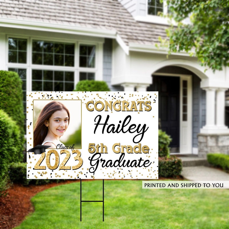 5th Grade Graduation Yard Sign - Etsy