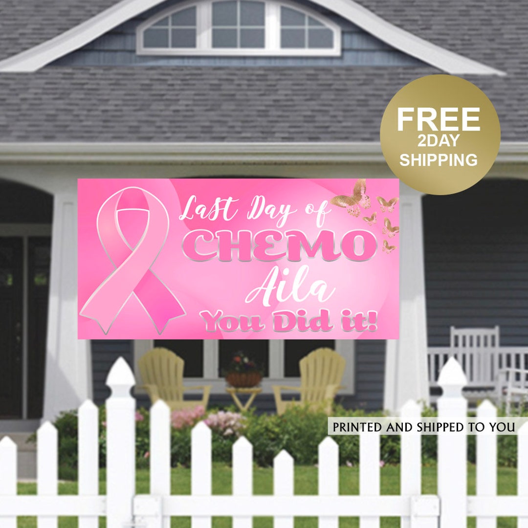 Last Day of Chemo Banner - I Finished Chemo Banner - Cancer Sucks ...
