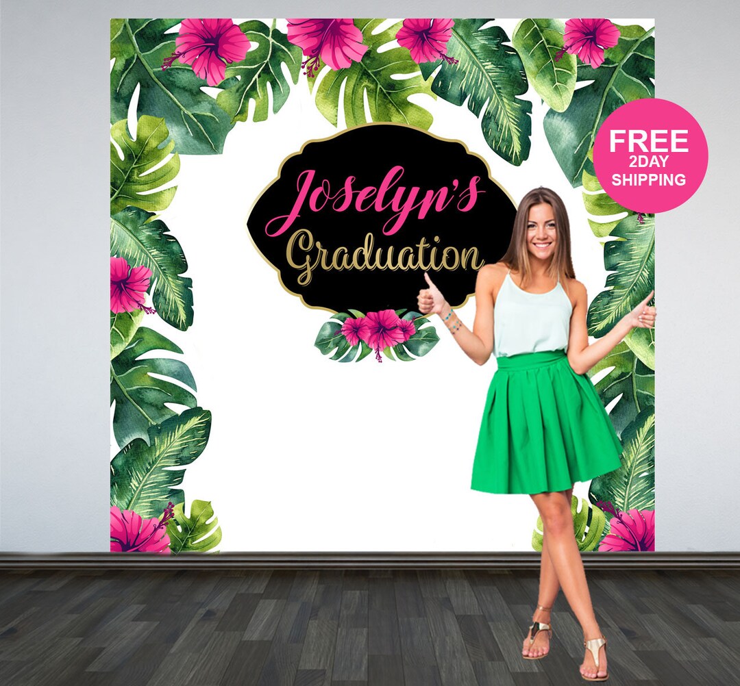 Graduation Photo Backdrop | Personalized Photo Backdrop | Class of 2023 ...