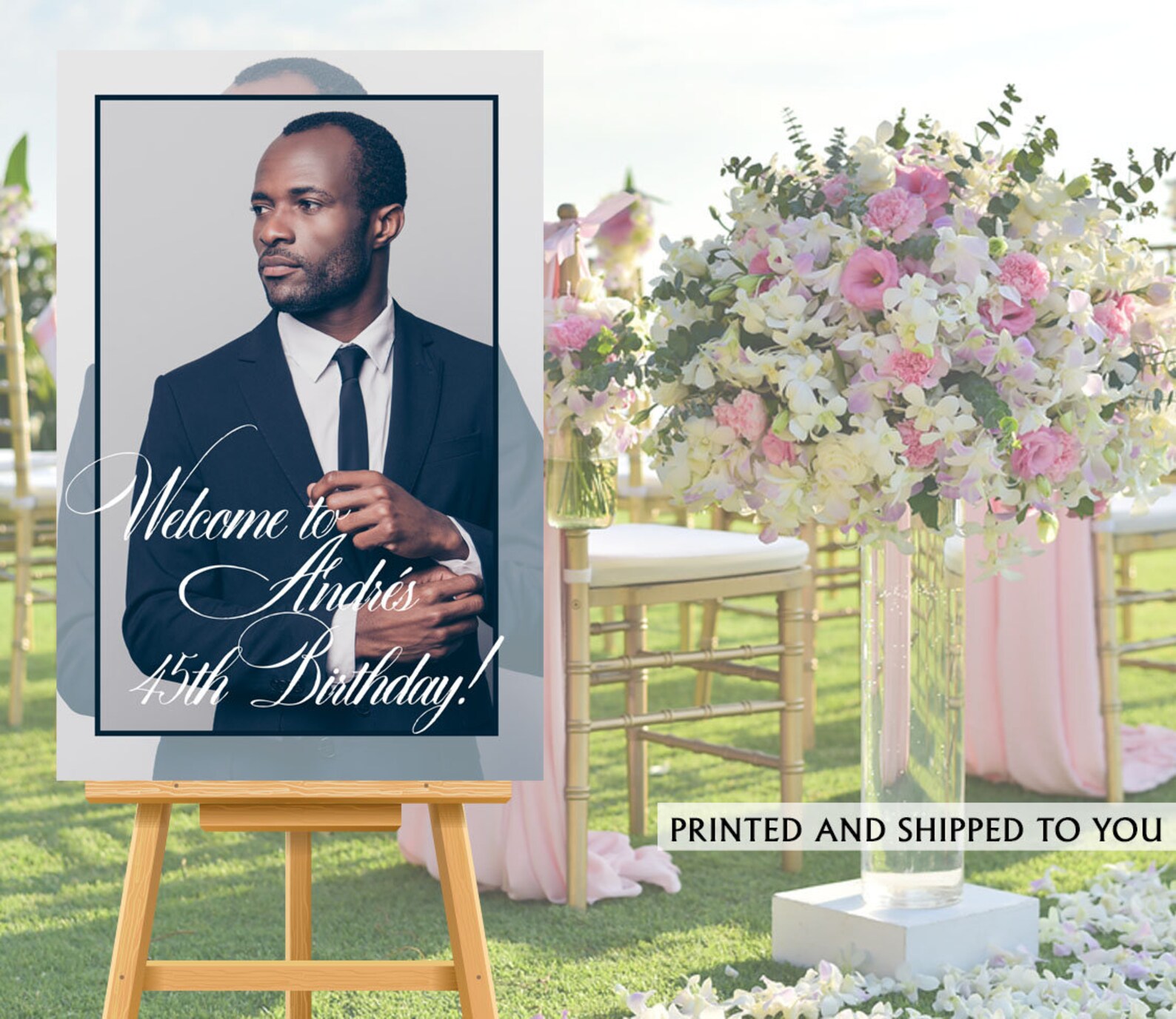 Birthday Photo Welcome Sign Welcome to the Party Sign - Etsy Canada