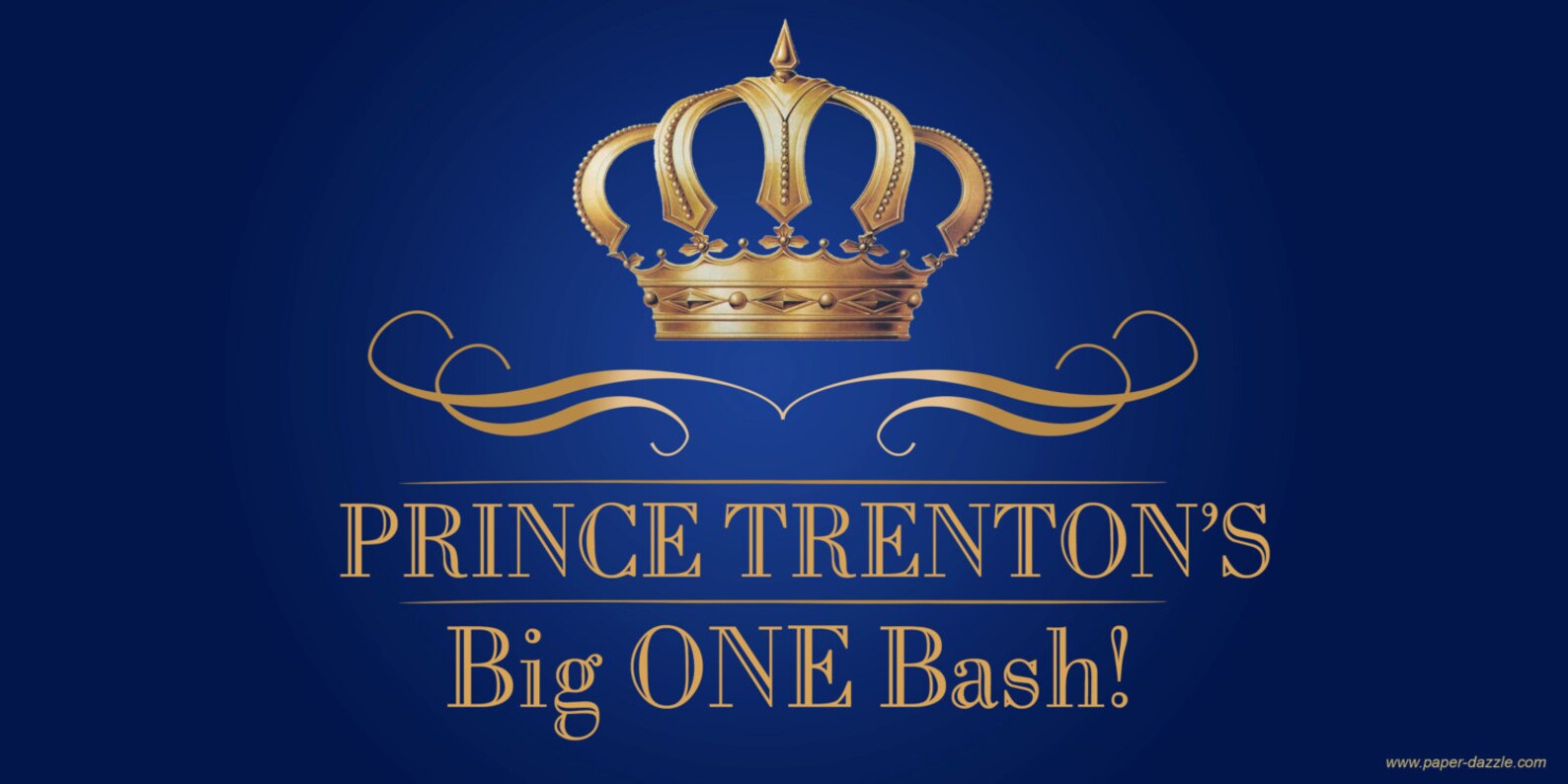 Prince Birthday Banner Personalized Happy Birthday Crown - Etsy