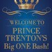 Little Prince Welcome Sign Baby Shower Prince Sign Welcom Sign First ...