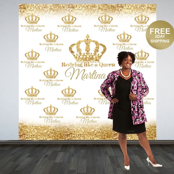 Queen Backdrop Birthday - Etsy