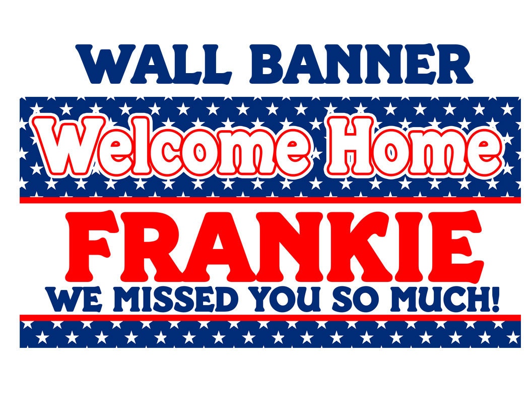 Welcome Back Banner Military