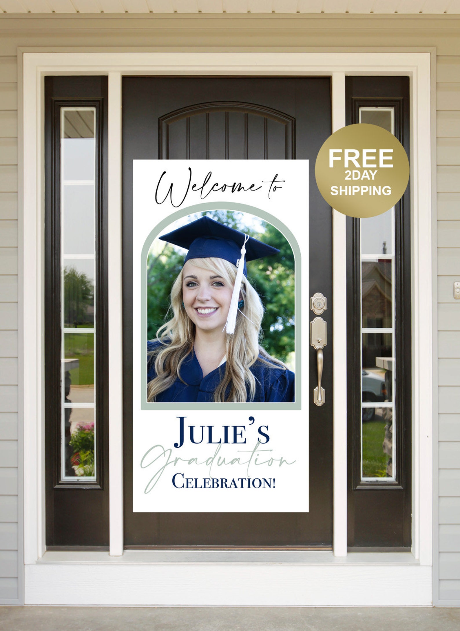 Grad Door Banner Graduation Banner Graduation Door Banner - Etsy