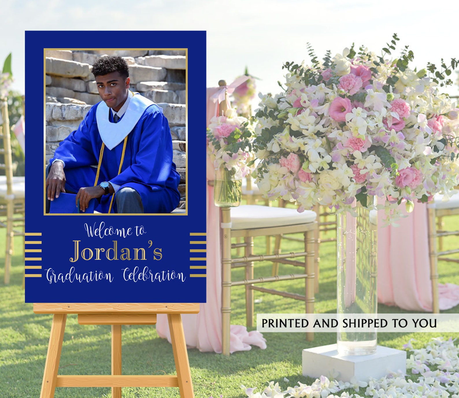 Graduation Photo Welcome Sign Grad Party Sign in Board - Etsy