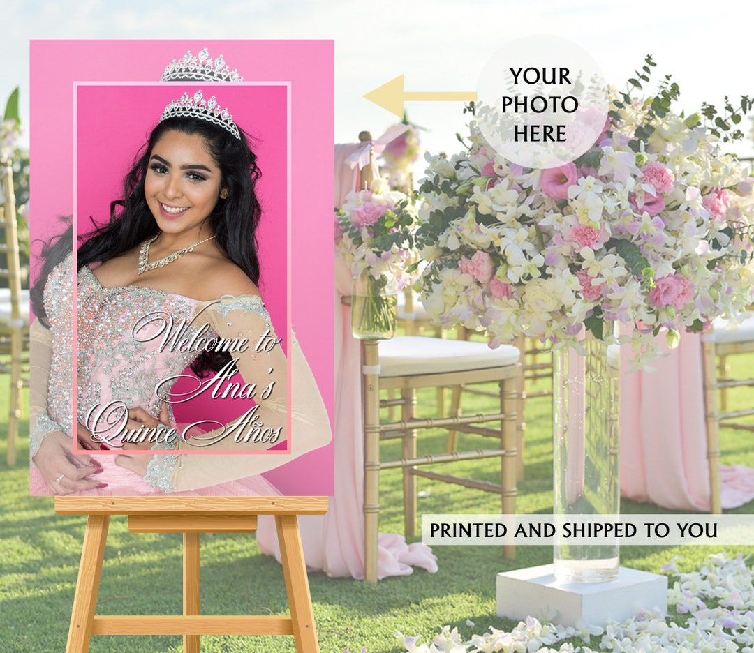 Mis Quince Años Welcome Sign, Welcome to the Party Sign, 15th Birthday ...