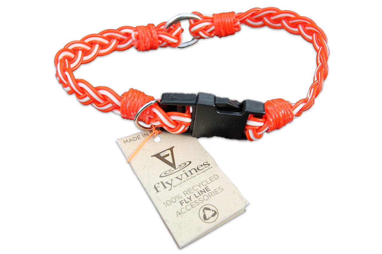 Recycled Fly Line Flyvines Dog Collar - Etsy