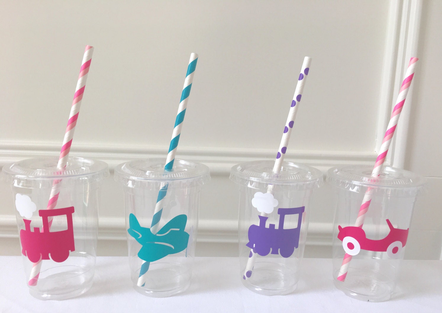 Transportation Party Cups Transportation Party Favors Things - Etsy