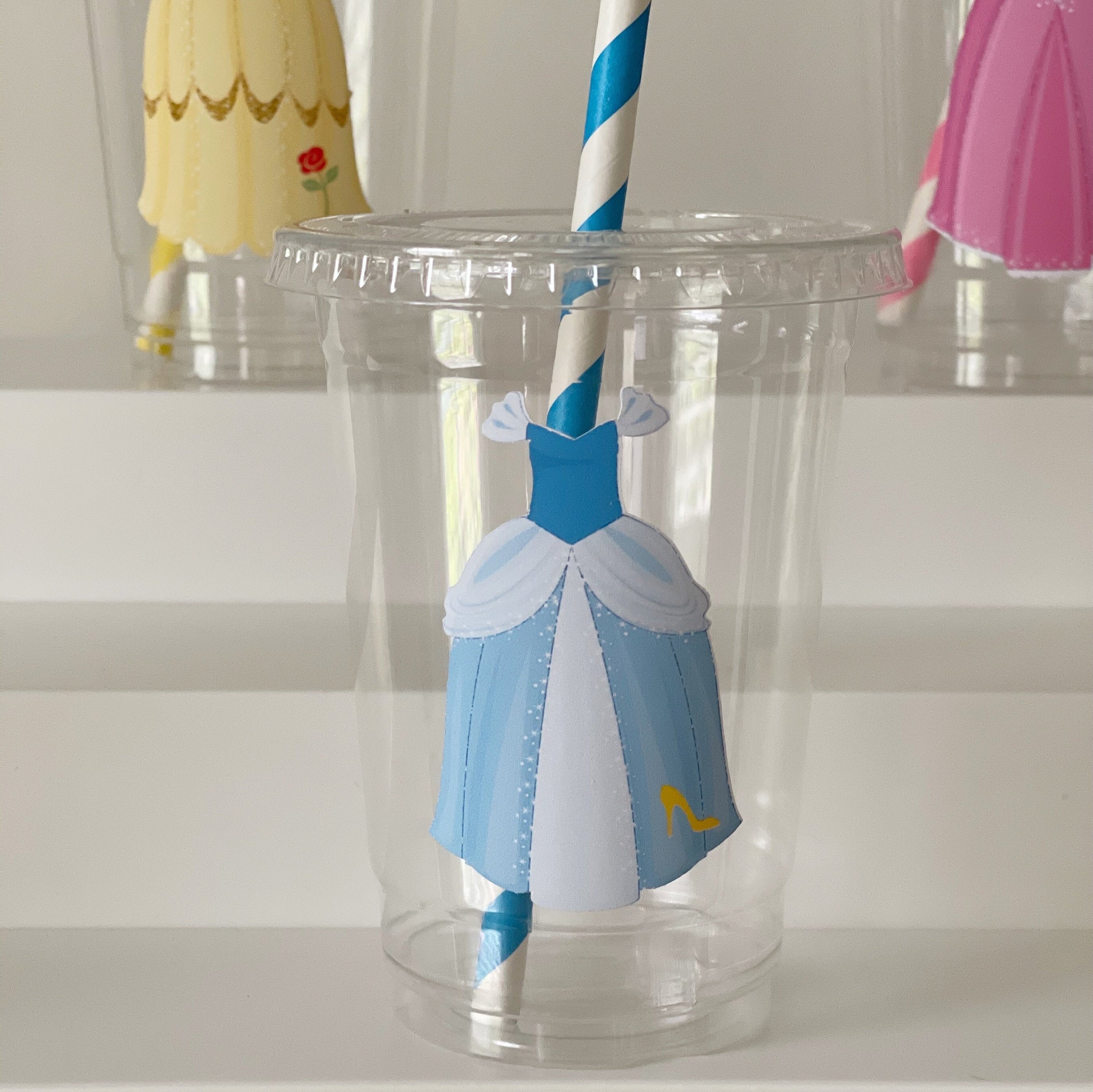 Disney Princess Birthday Party Cups Princess and Prince Party - Etsy México
