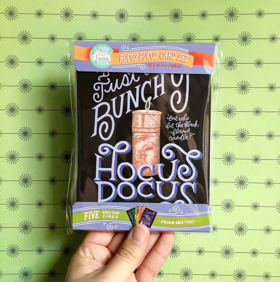 Hocus Pocus Greeting Card Pack Halloween Halloween Gift Hocus Pocus ...