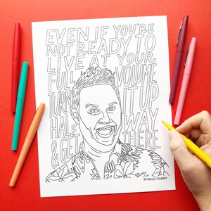 Queer Eye Adult Coloring Pages | Adult Coloring Books | Coloring Book ...