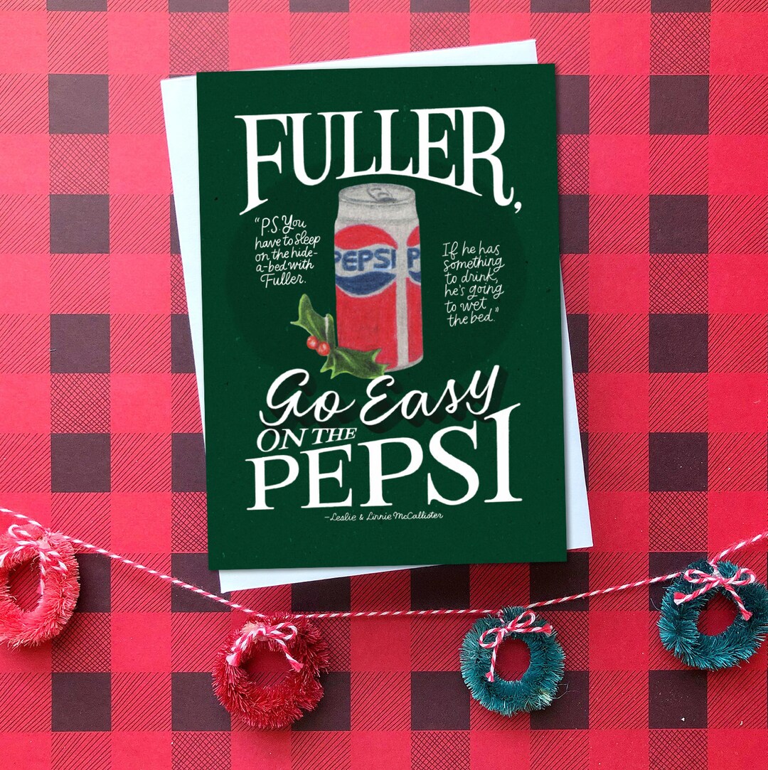Home Alone Pepsi Christmas Card | Funny Christmas Card | Cute Christmas ...