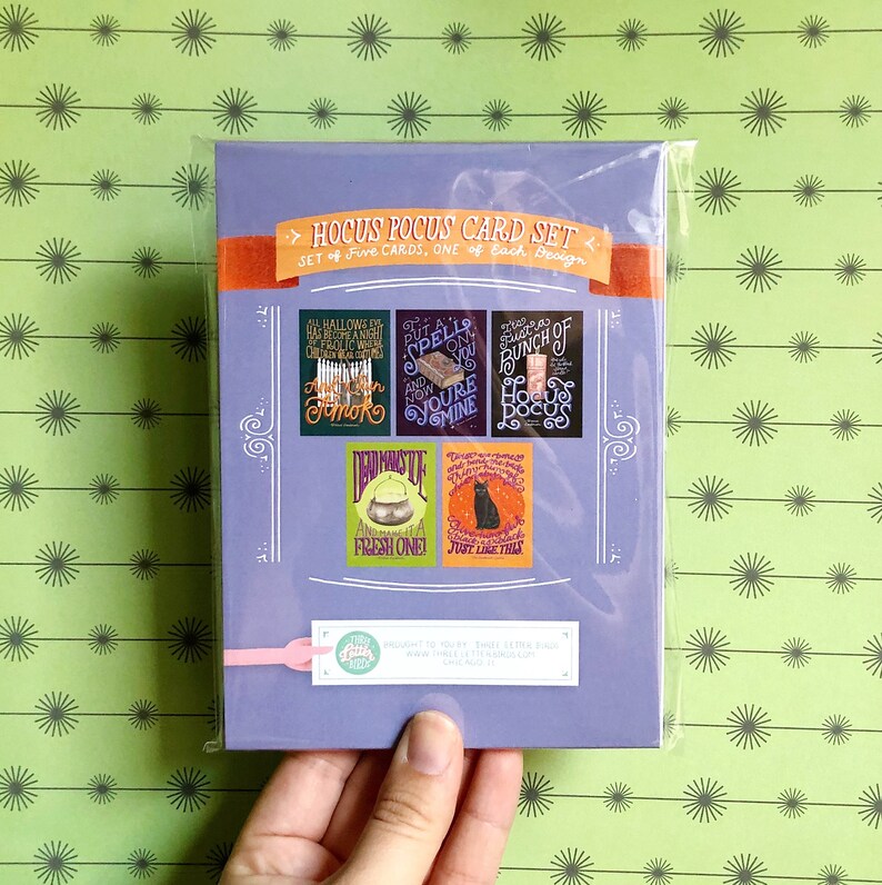 Hocus Pocus Greeting Card Pack | Halloween | Halloween Gift | Hocus ...