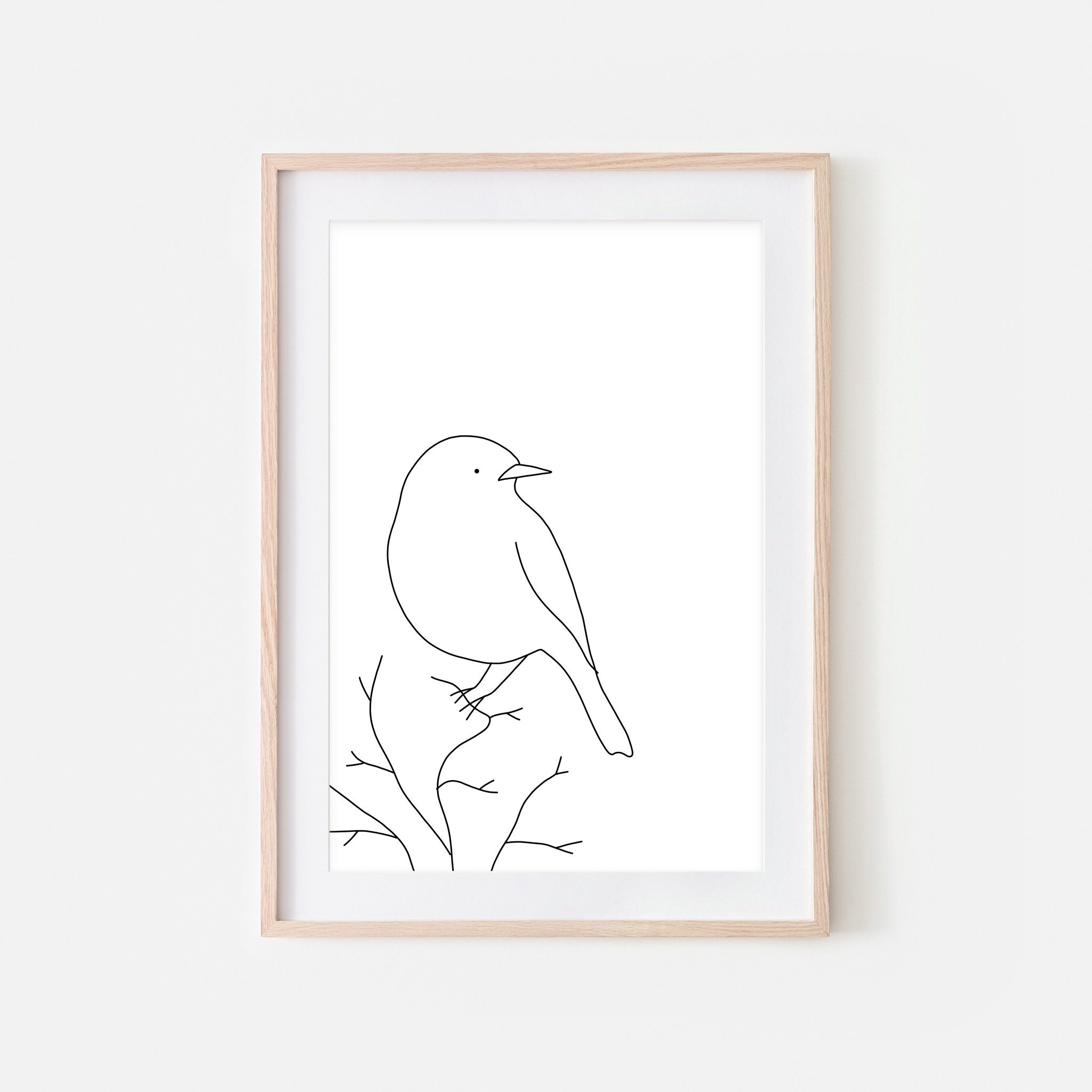 Simple Line Drawings Bird