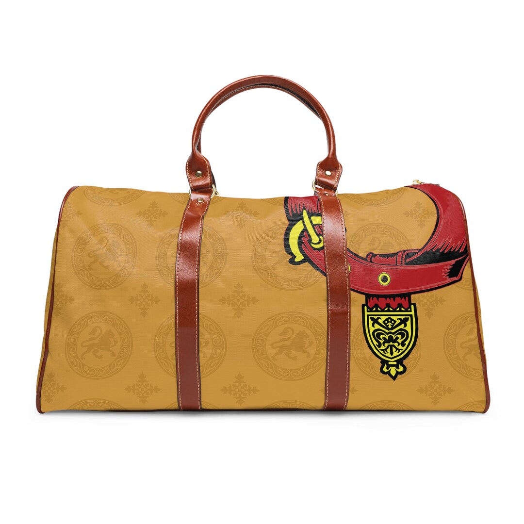 Travel Bag: Medieval Red Belt Waterproof Travel Bag, SCA Squire Fealty ...