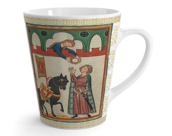 Flirtatious Jaunt Codex Manesse Medieval Illumination Unisex - Etsy