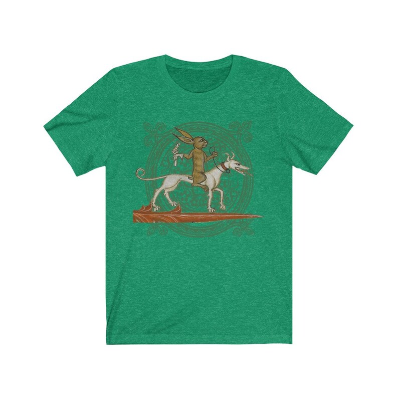 Medieval Rabbit Rides Whatever He Wants Medieval Marginalia - Etsy