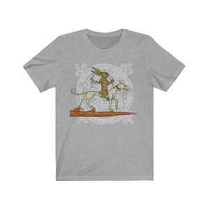 Medieval Rabbit Rides Whatever He Wants Medieval Marginalia - Etsy