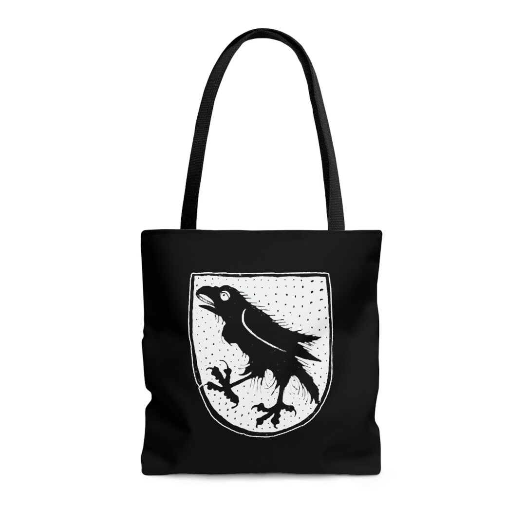 Tote: Medieval Raven Heraldic Tote Bag, in Small, Medium or Large - Etsy