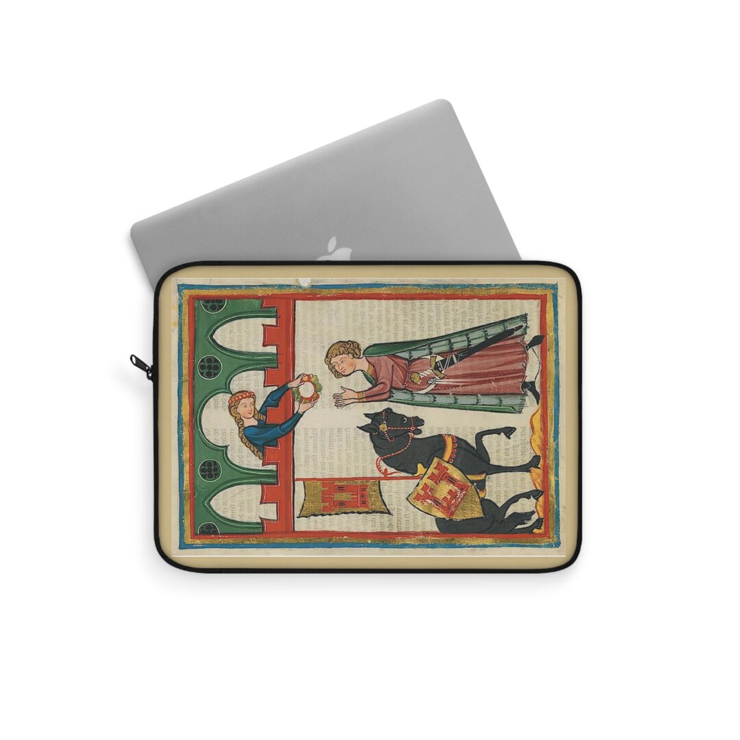 Laptop Sleeve: Ye Olde Laptoppe Sleeve, Medieval Illuminated Laptop ...