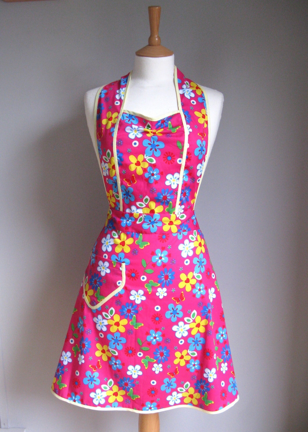Daisy Apron 1940s Apron Womens Apron Retro Apron Vintage Style Apron ...
