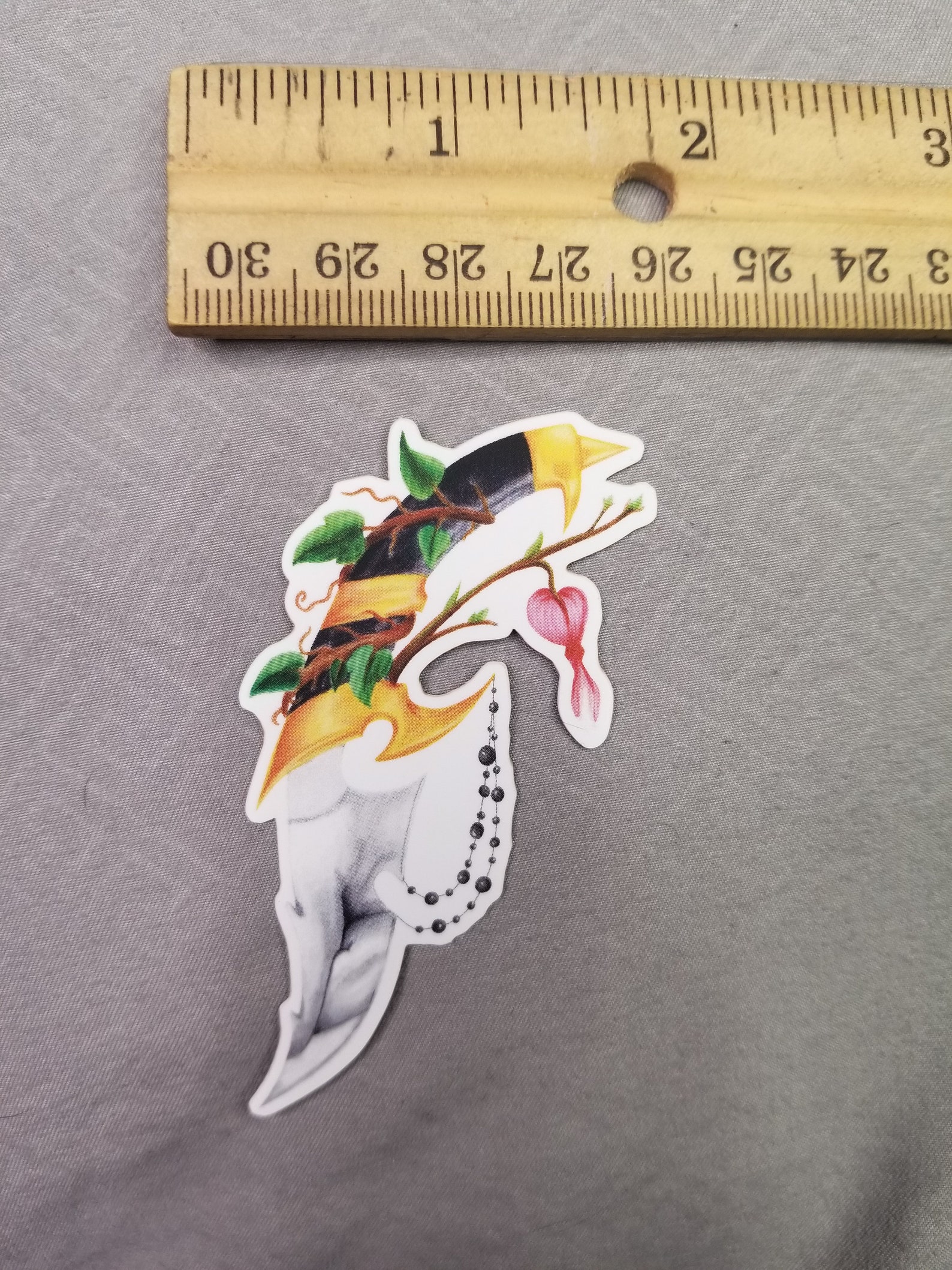 Bleeding Heart Dagger Knife Waterproof Matte Sticker - Etsy