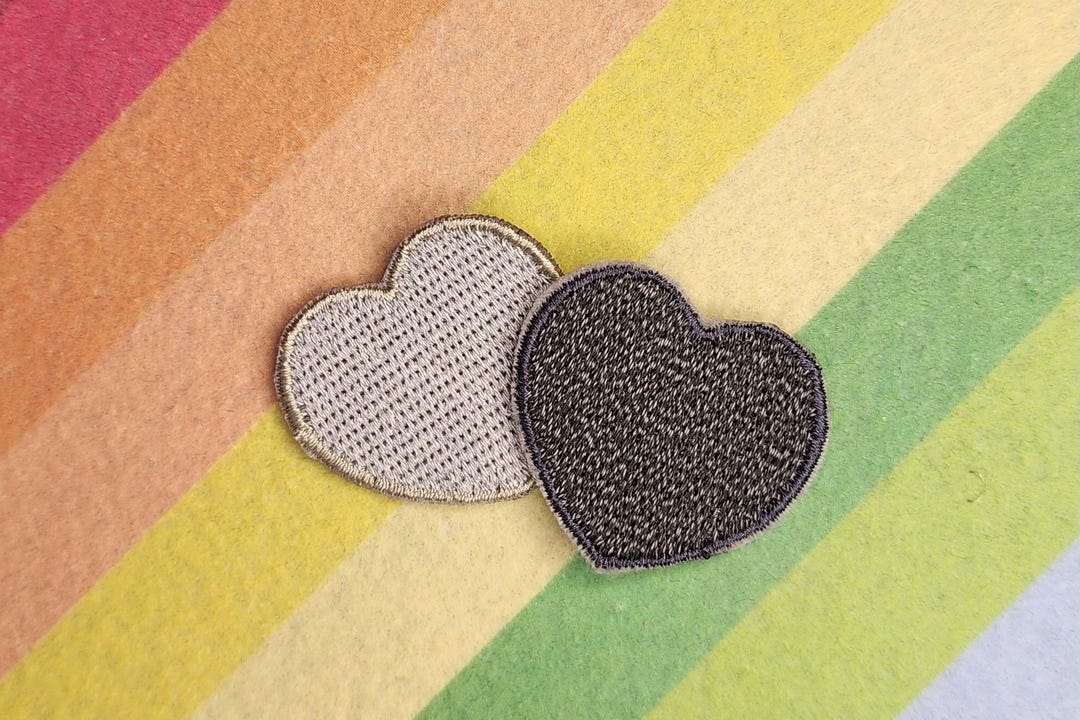 Reflective Heart Patch Pair {sew On, Iron On} - Etsy
