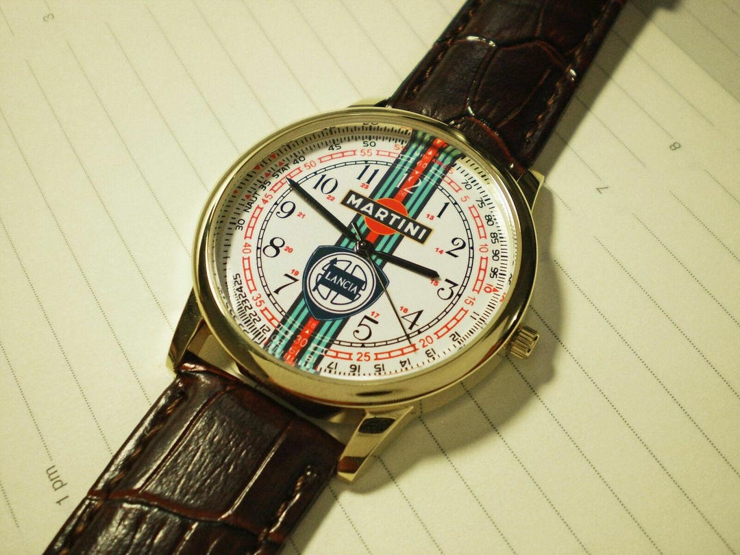 Martini Lancia Souvenir Tribute Watch, Retro 1980 - 90's Lancia Rally ...