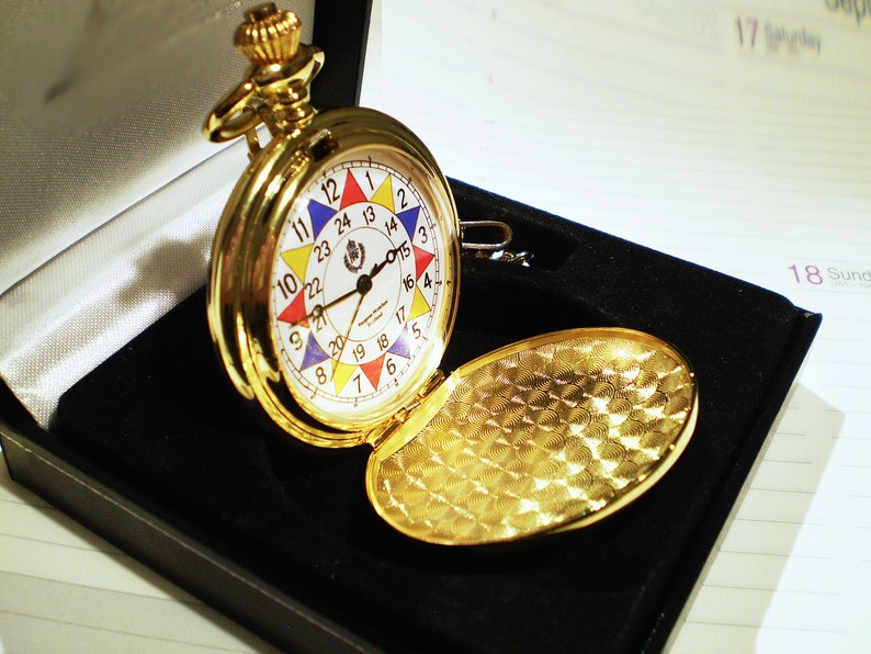 RAF Sector Clock Pocket Watch and Chain. WW2 Operations Room - Etsy