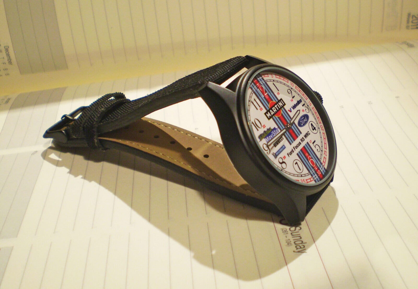 Martini Ford Focus RS WRC Souvenir Tribute Watch, Retro 1999 Rally Team ...