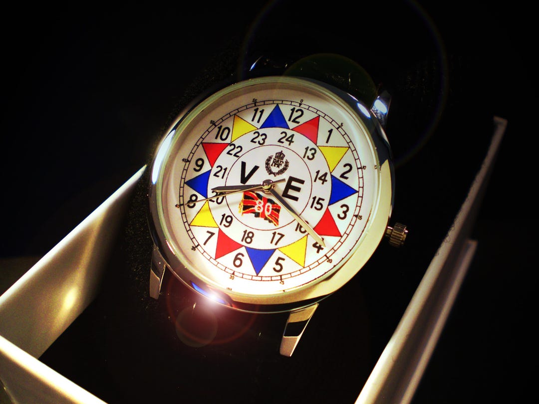 RAF Sector Clock, 80th VE Day Dial Wrist Watch. VE Day Celebration - Etsy