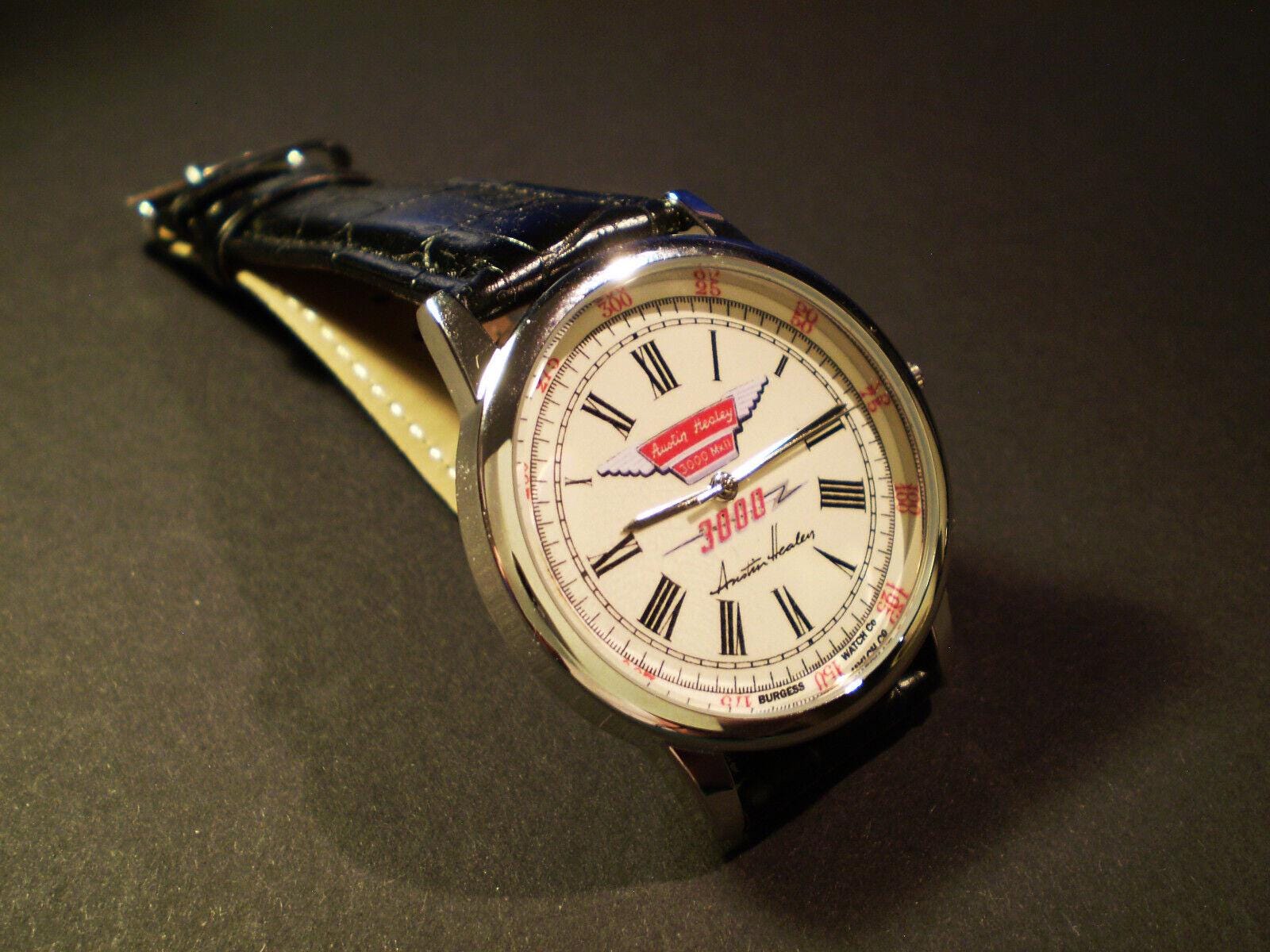 Austin Healey 3000 Souvenir Tribute Wrist Watch, Retro Early Style ...