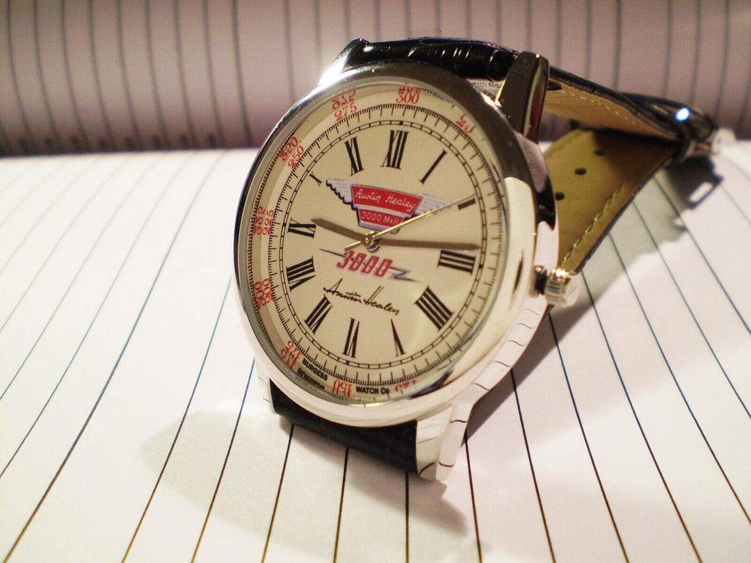 Austin Healey 3000 Souvenir Tribute Wrist Watch, Retro Early Style ...