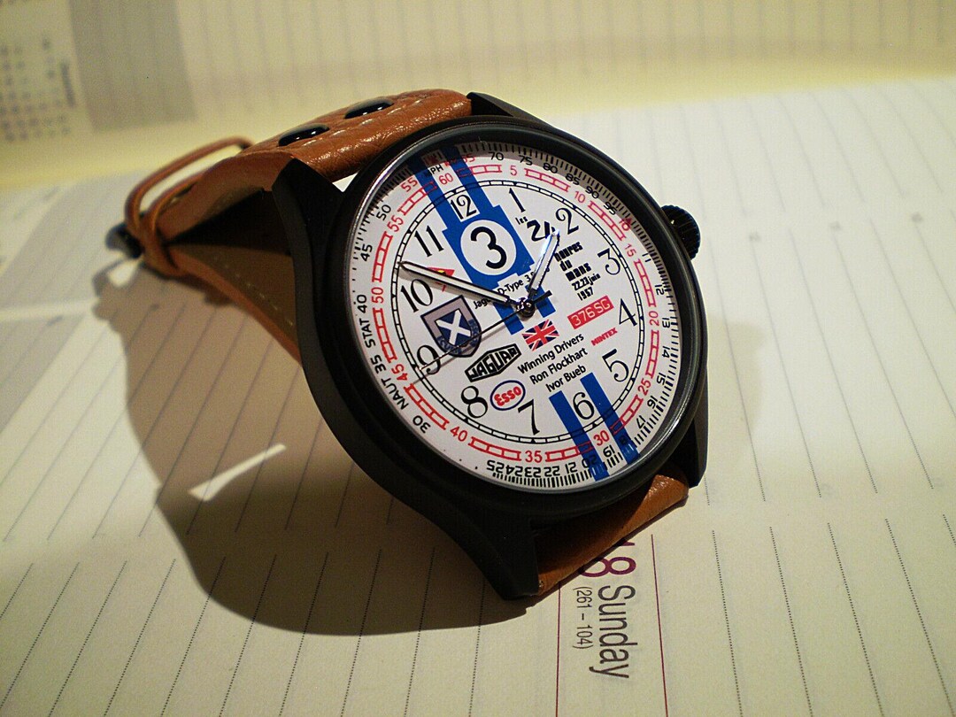 Le Mans 1957 Winners Commemorative Wrist Watch Ecurie Ecosse D-type ...