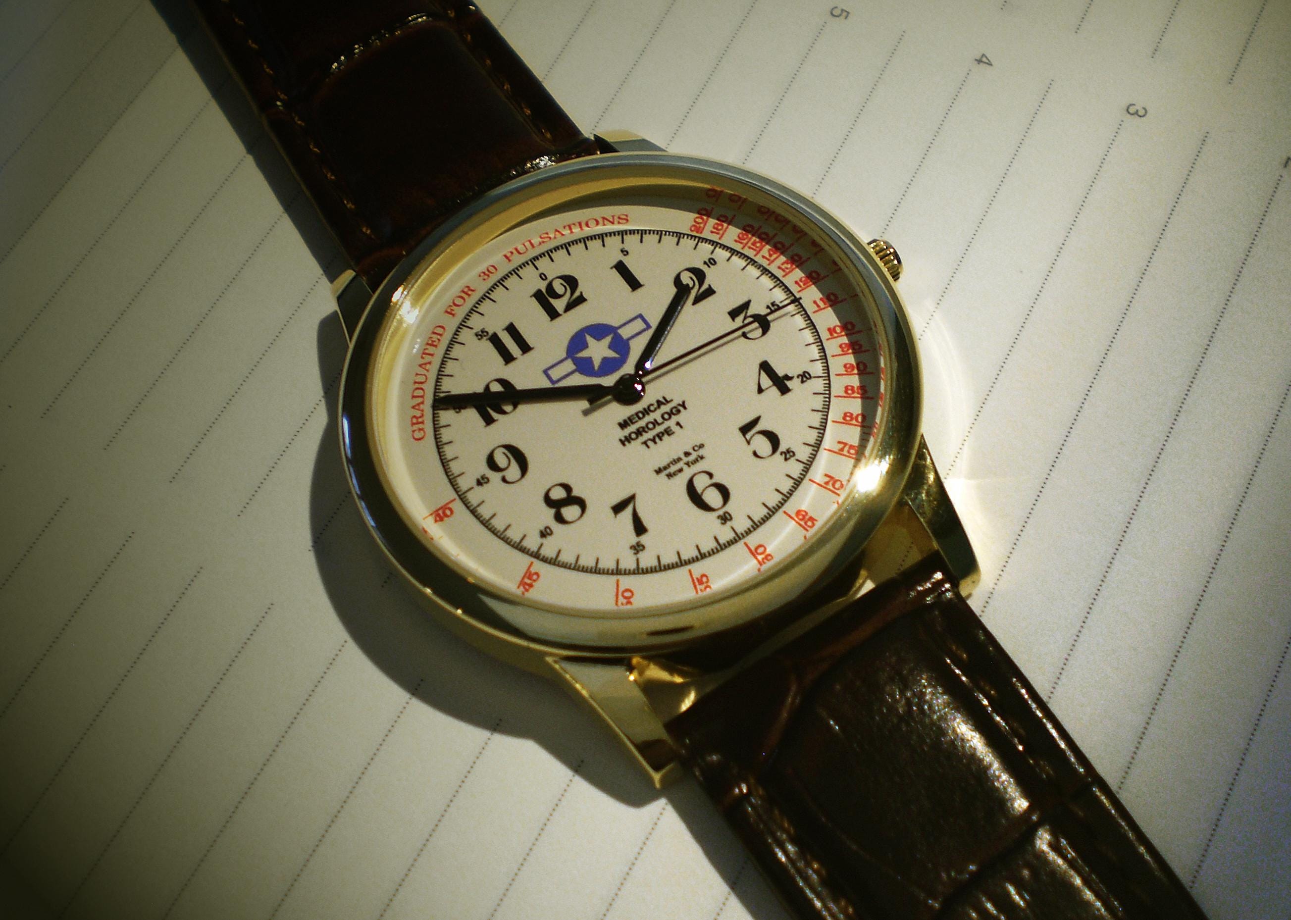 USAAF Wrist Watch Vintage Style Doctor / Medics Dial, Souvenir ...