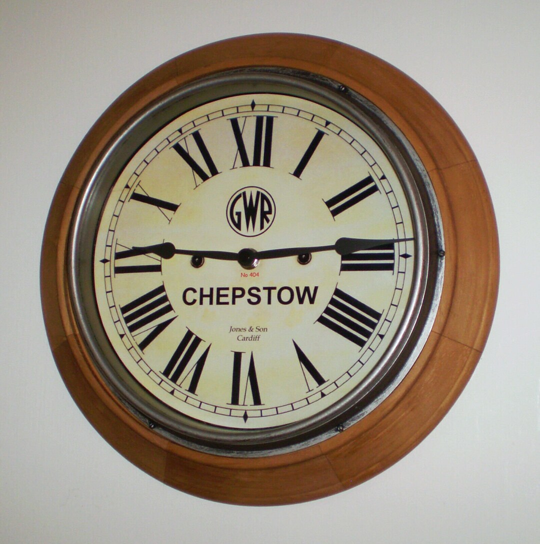 Great Western Railway GWR Made to Order Railway Waiting Room Clock ...