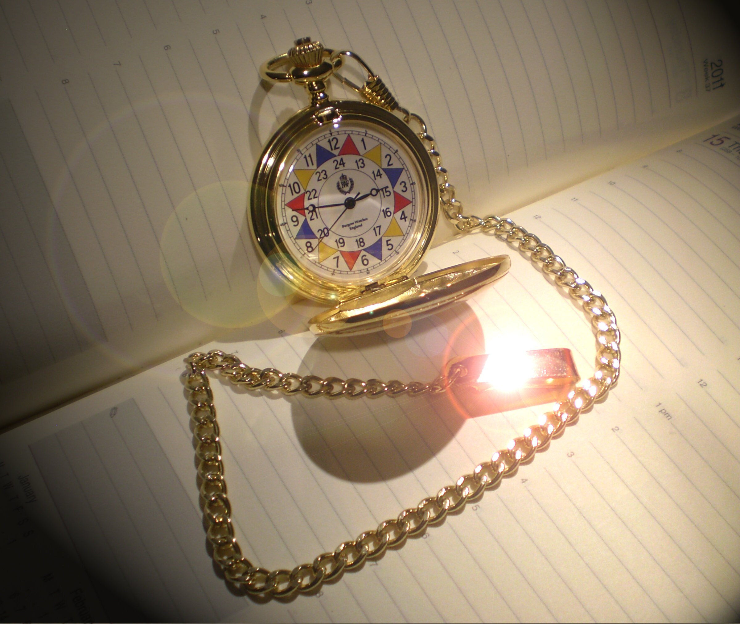 RAF Sector Clock Pocket Watch and Chain. WW2 Operations Room - Etsy