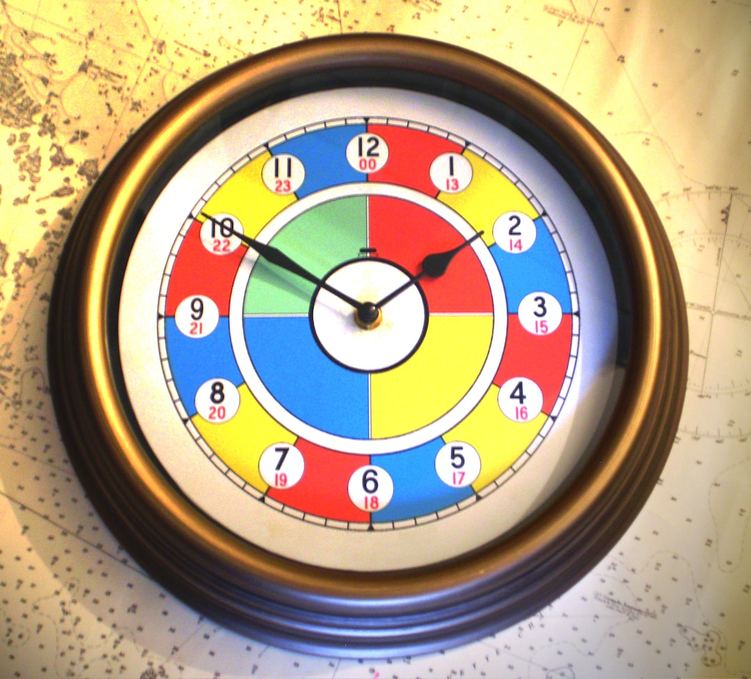 USAAF Sector Clock, WW2 American Operations Room, Replica Souvenir ...