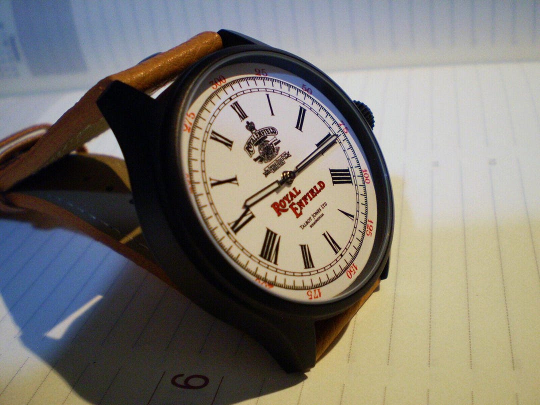 Royal Enfield Motorcycle Wrist Watch, Retro Style Wrist Watch, Classic ...