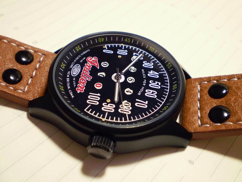 Indian Motorcycles Classic Corbin Speedometer Style Wrist Watch 1920 ...