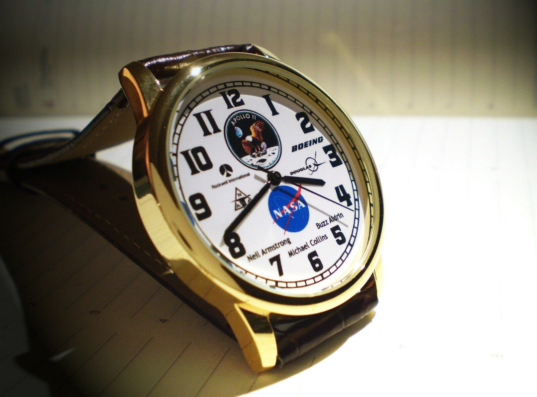 Apollo 11, First Man on the Moon, Armstrong, Collins, Aldrin, Wrist ...