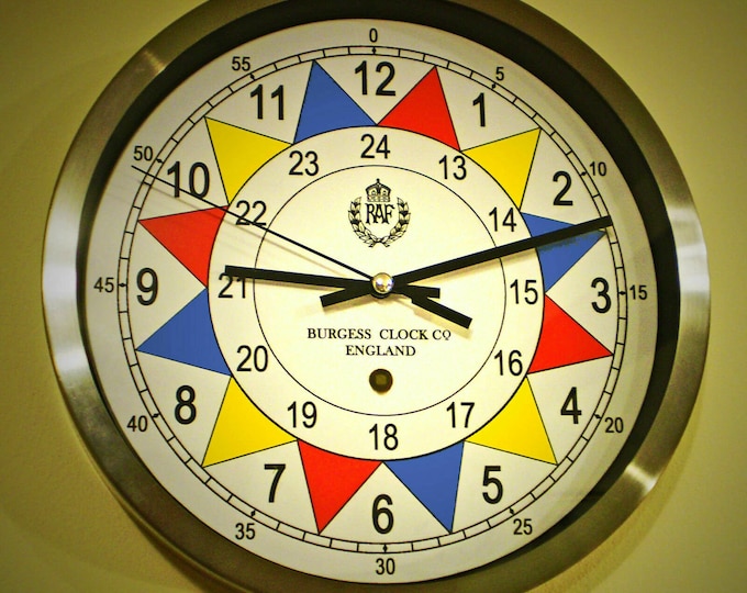 RAF Royal Air Force Operation Room Sector Wall Clock, WW2 1940 Replica ...