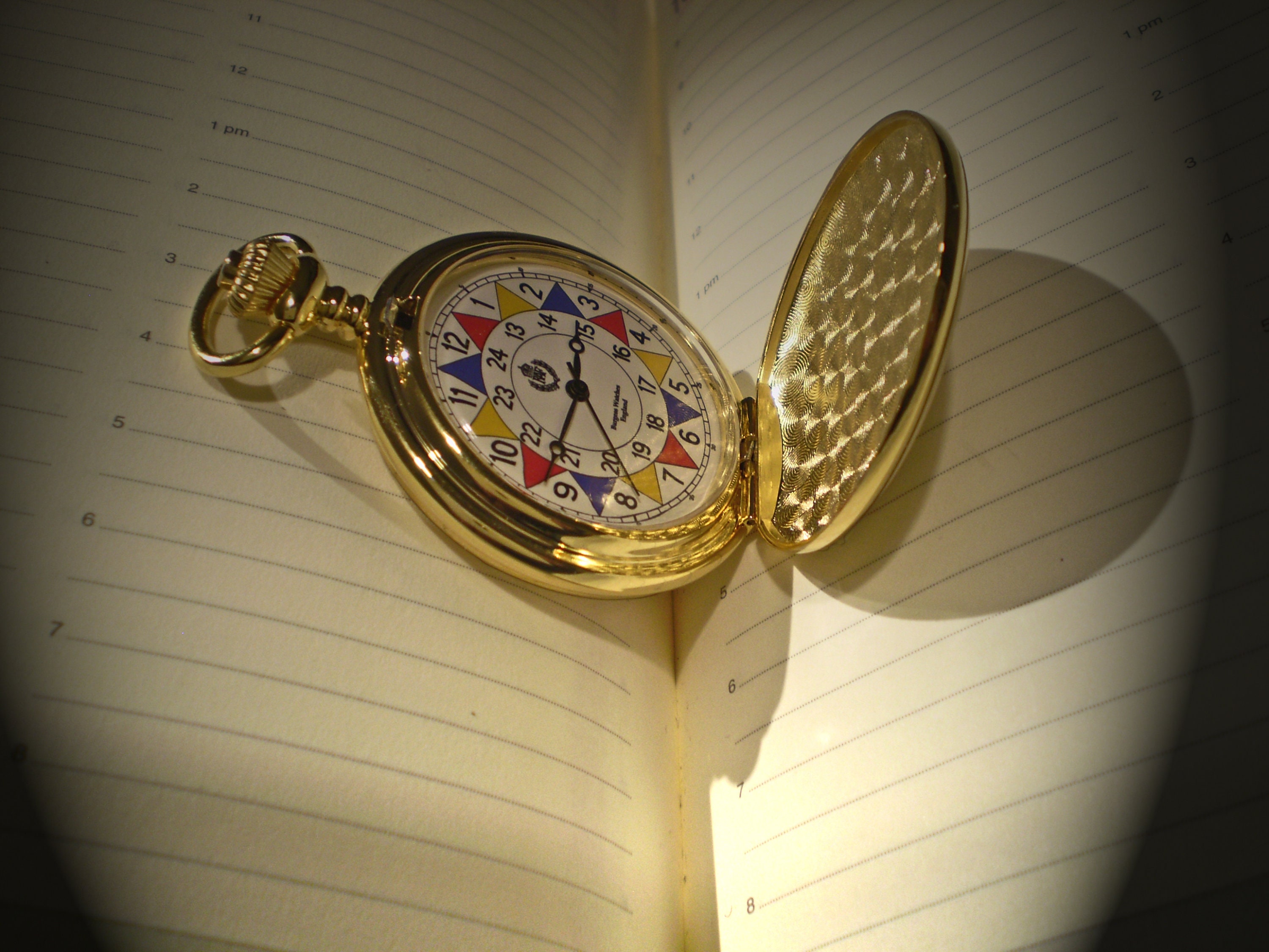 RAF Sector Clock, Pocket Watch and Chain. WW2 Operations Room Minature ...